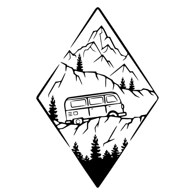 Camper #4 - Kostenlose SVG | DXF | EPS | PNG | PDF